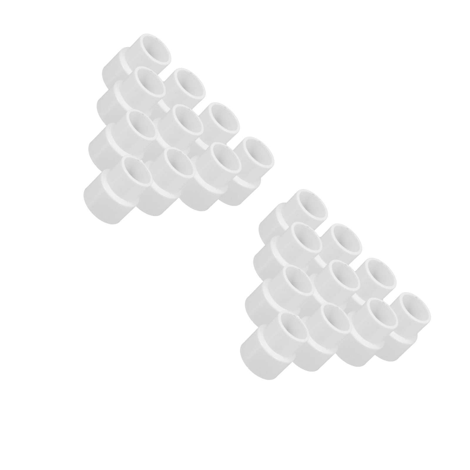 Hemoton 20 pcs Water Fittings Connectors Garden Pvc Hose Adapter ...