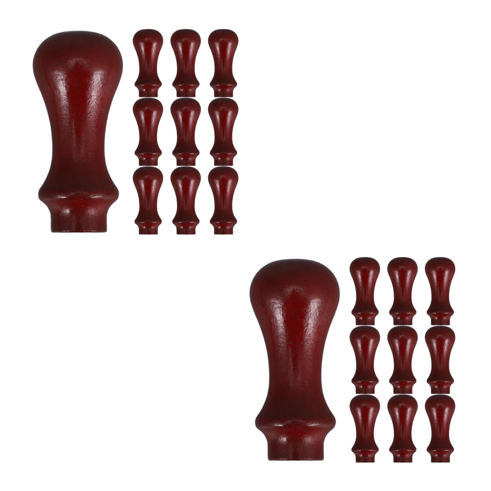 Hemoton 20 pcs Wax Seal Stamp Handle Only Wooden Handle Replacement ...