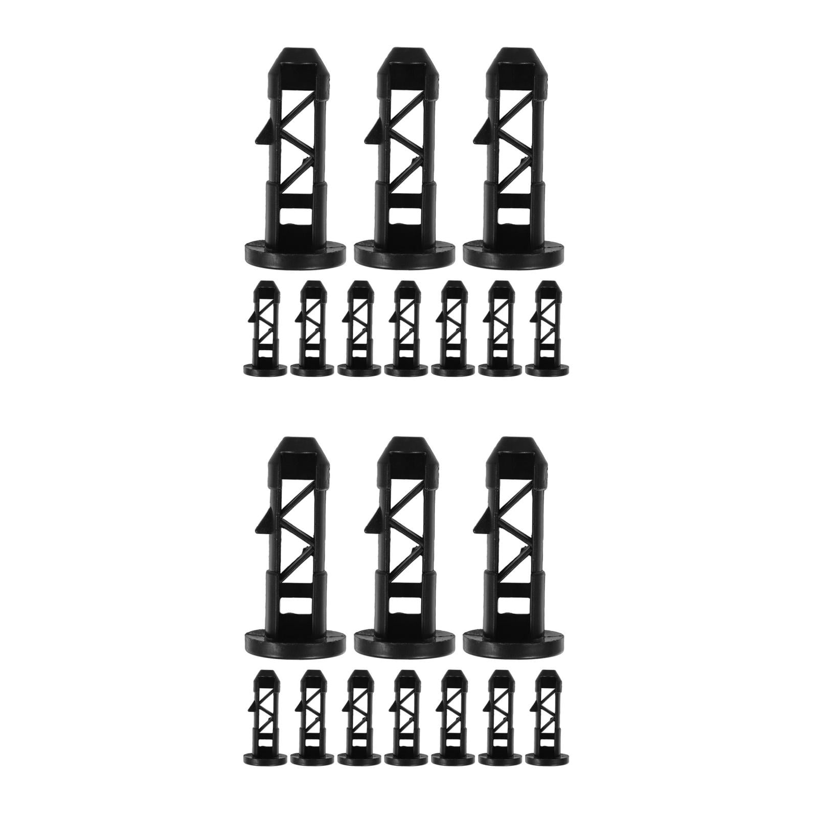 UPGRATOR Raindrops 20 pcs Plastic Hinge Pins for Wheelie Bin Lid Connectors Compatible with 240L ...