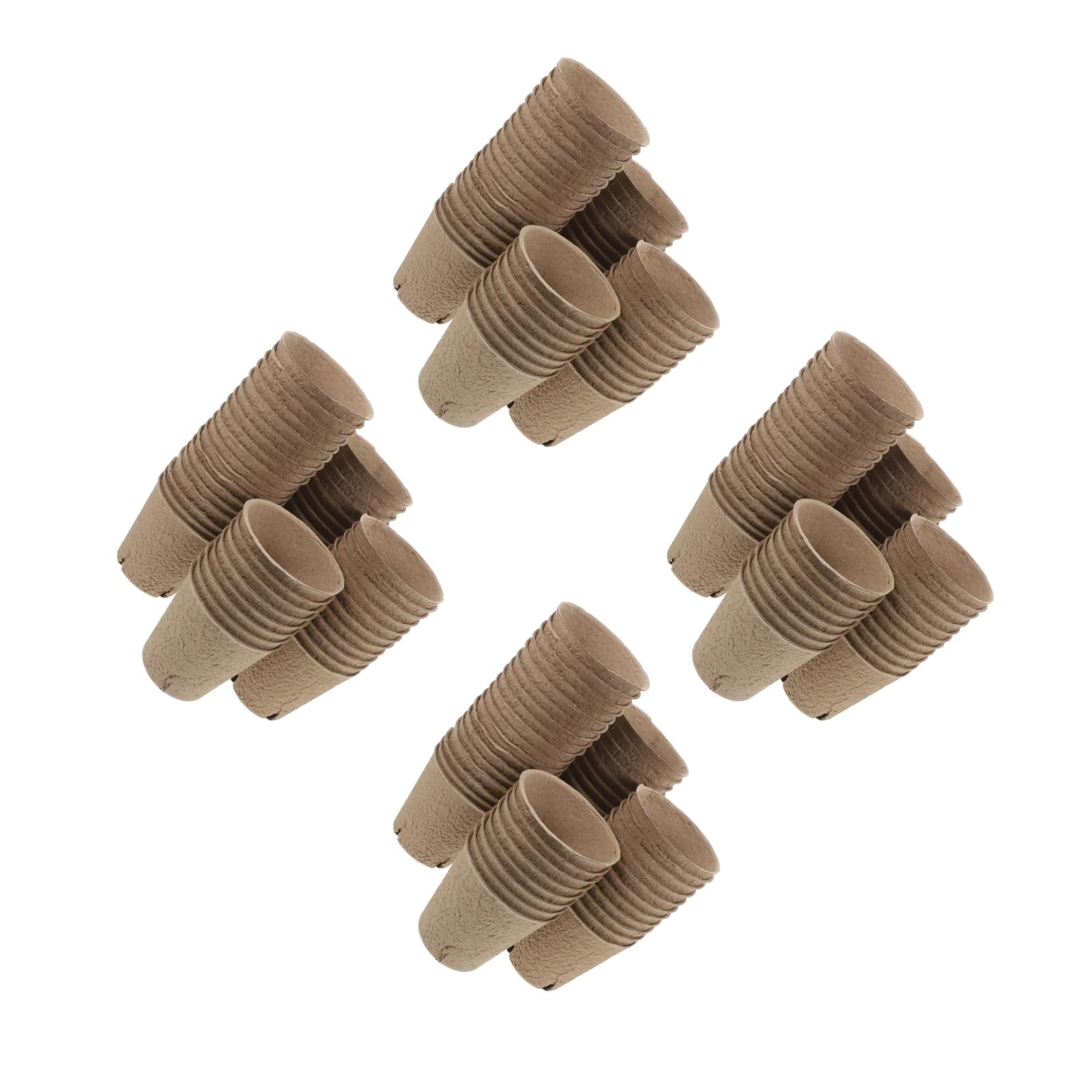 Hemoton 200 PCS Growers Pots Paper Pots Kids DIY Craft Small Nursery ...