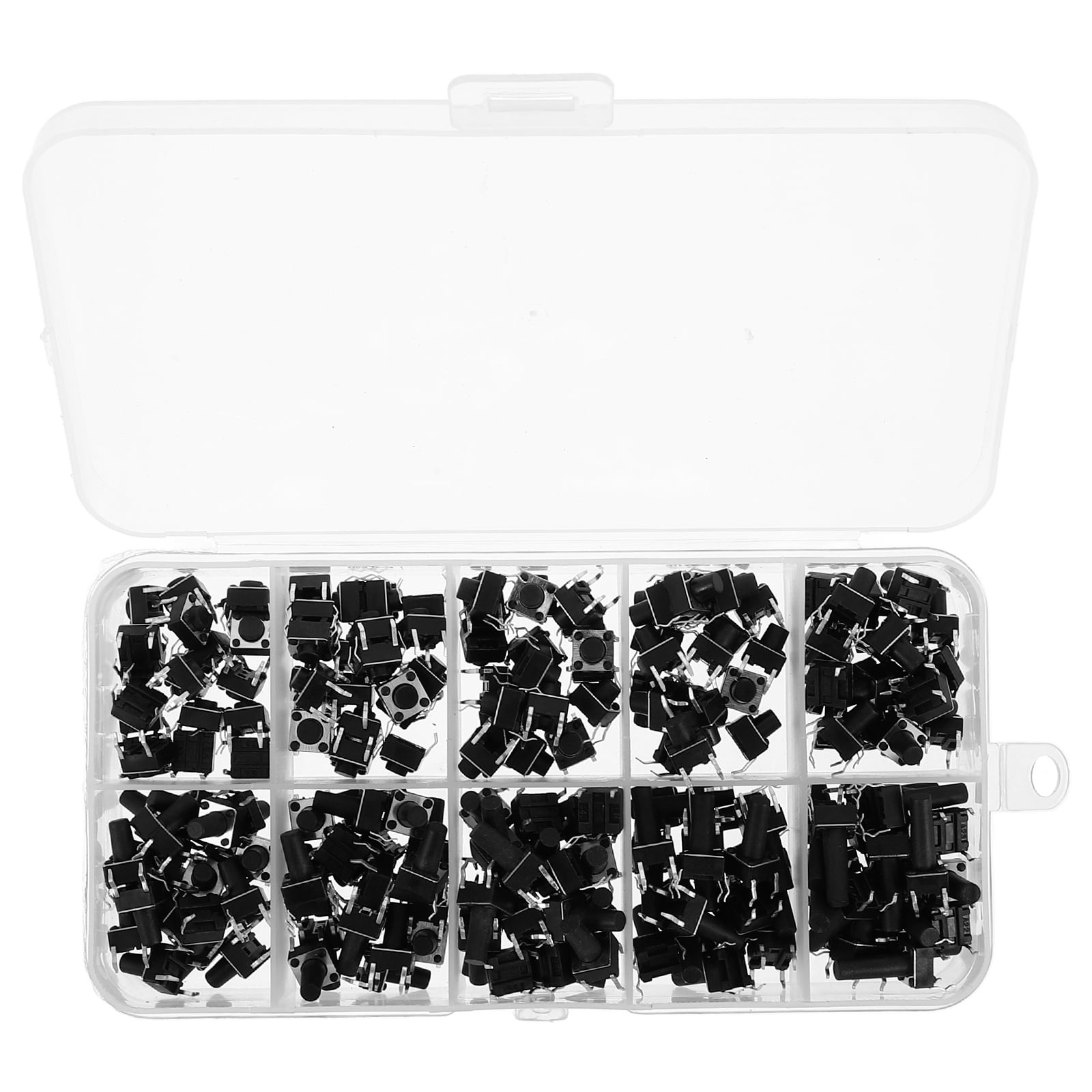 Hemoton 200 Pcs Button Replacement Tactile Momentary Push Fake Switches ...