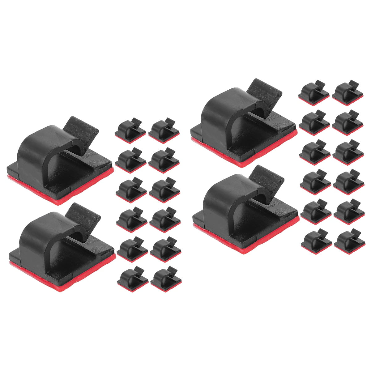 Hemoton 200 pcs Cable Fix Clips Wire Wall Clips Cable Clips Adhesive ...