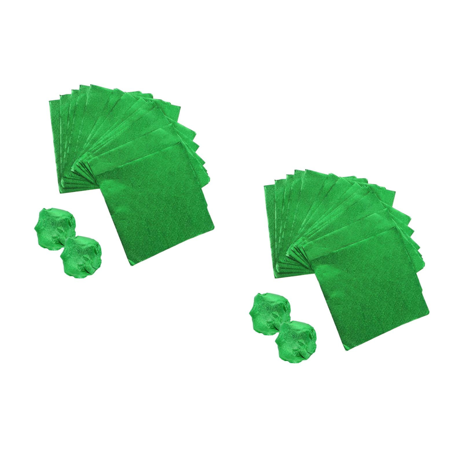 HEMOTON MLINS 200 pcs Aluminum Foil Candy Wrappers Paper for DIY ...