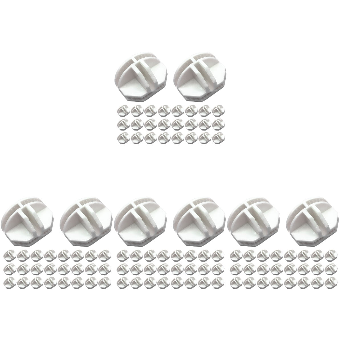 Hemoton 200 pcs Cube Connectors Storage Cube Connectors Modular ...