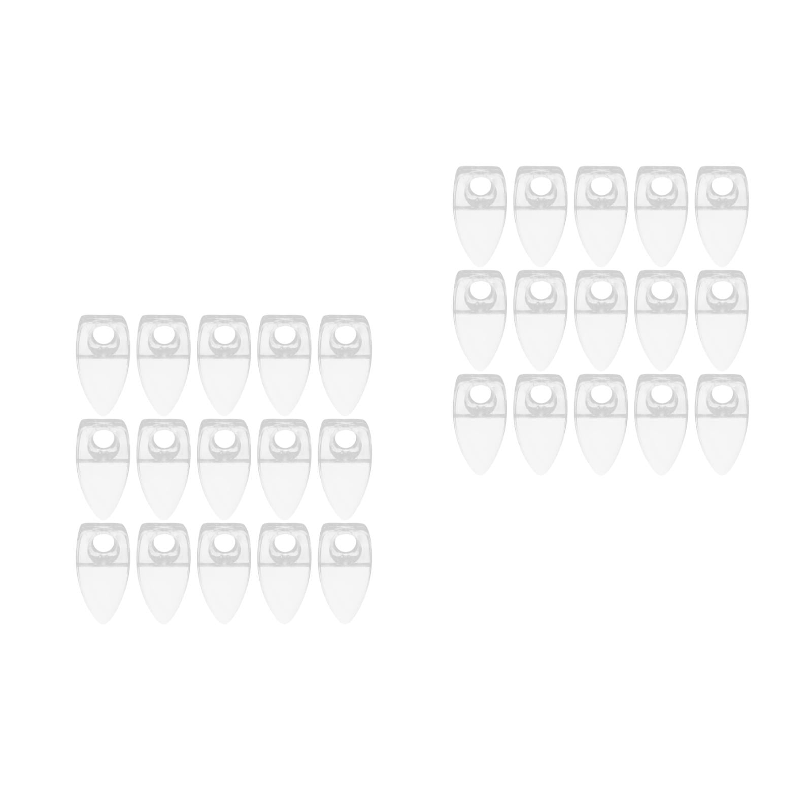 Hemoton 200 pcs Mirror Holder Clips Multi-Functional Glass Retainer ...