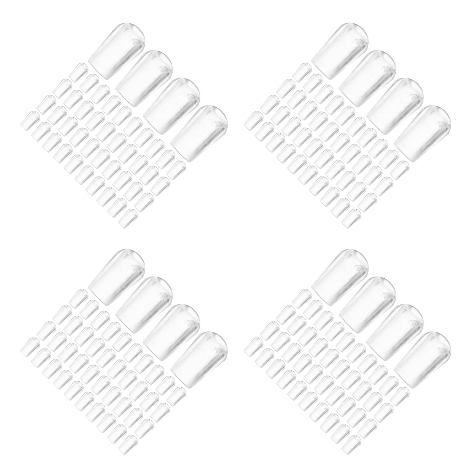 Hemoton 200 pcs PVC End Caps for Wire Hangers PVC Rubber Tip Covers for ...