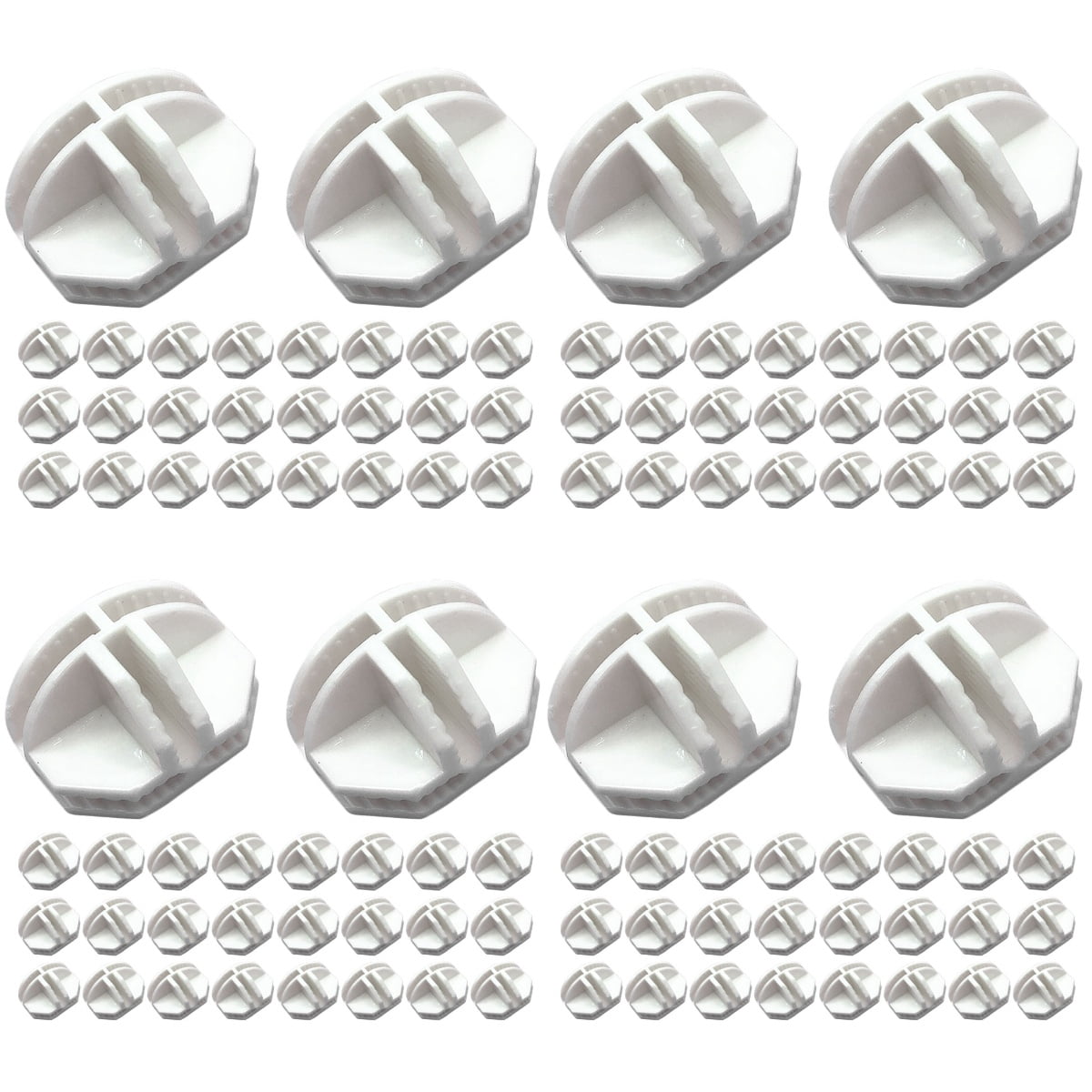 Hemoton 200 pcs Plastic Cube Connectors Wire Cube Connectors ...