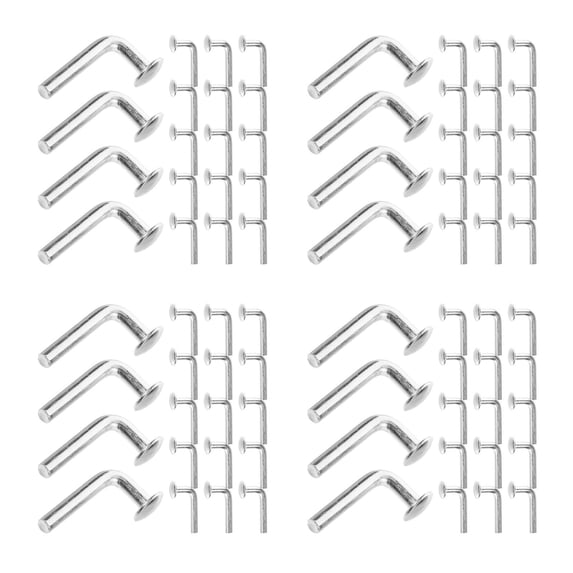 Hemoton 200 pcs Universal Pallet Rack Drop Pin Heavy Duty J Bolt Safety ...