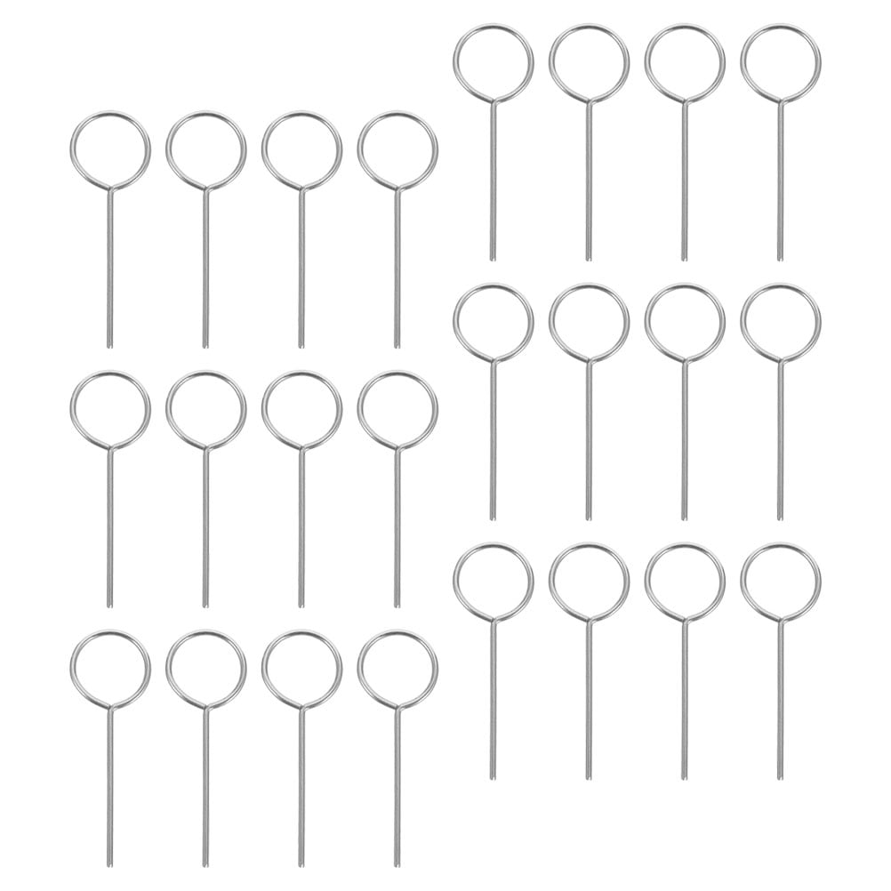 Hemoton 200PCS SIM Ejector Tool SIM Card Tray Ejector Pin Stainless ...