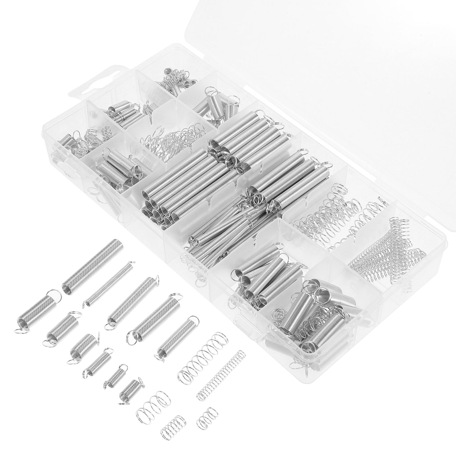 Hemoton 200PCS Spring Assortment Kit Small Compression and Extension ...