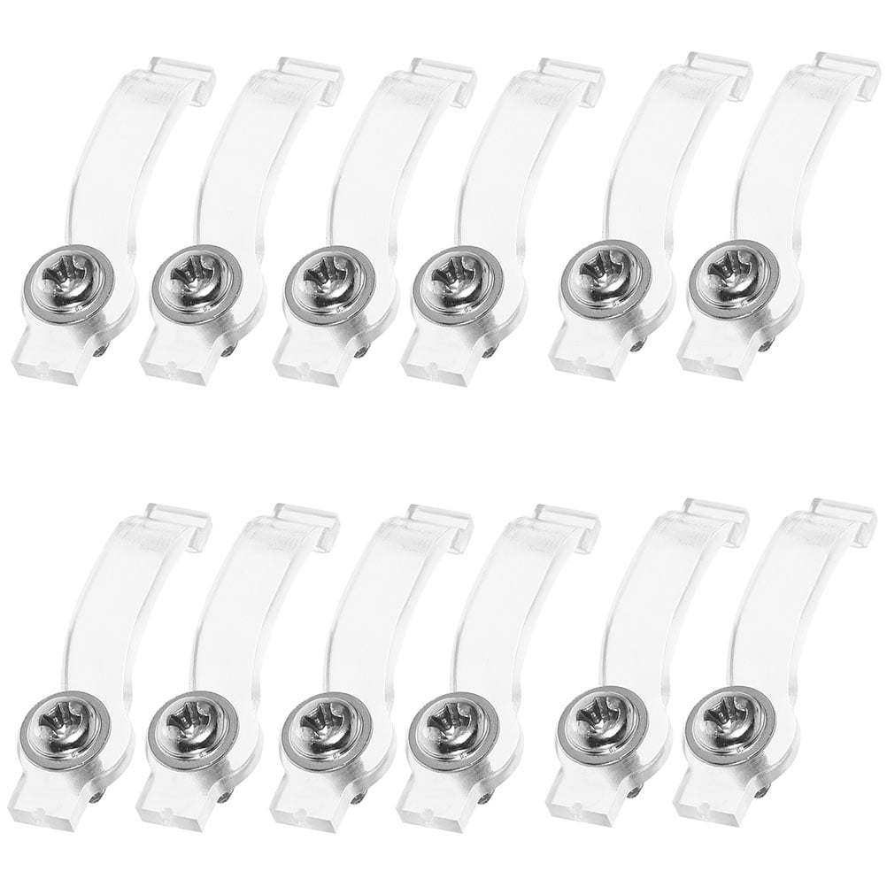 Hemoton 200pcs Transparent Led Strip Mounting Brackets Light Strip ...