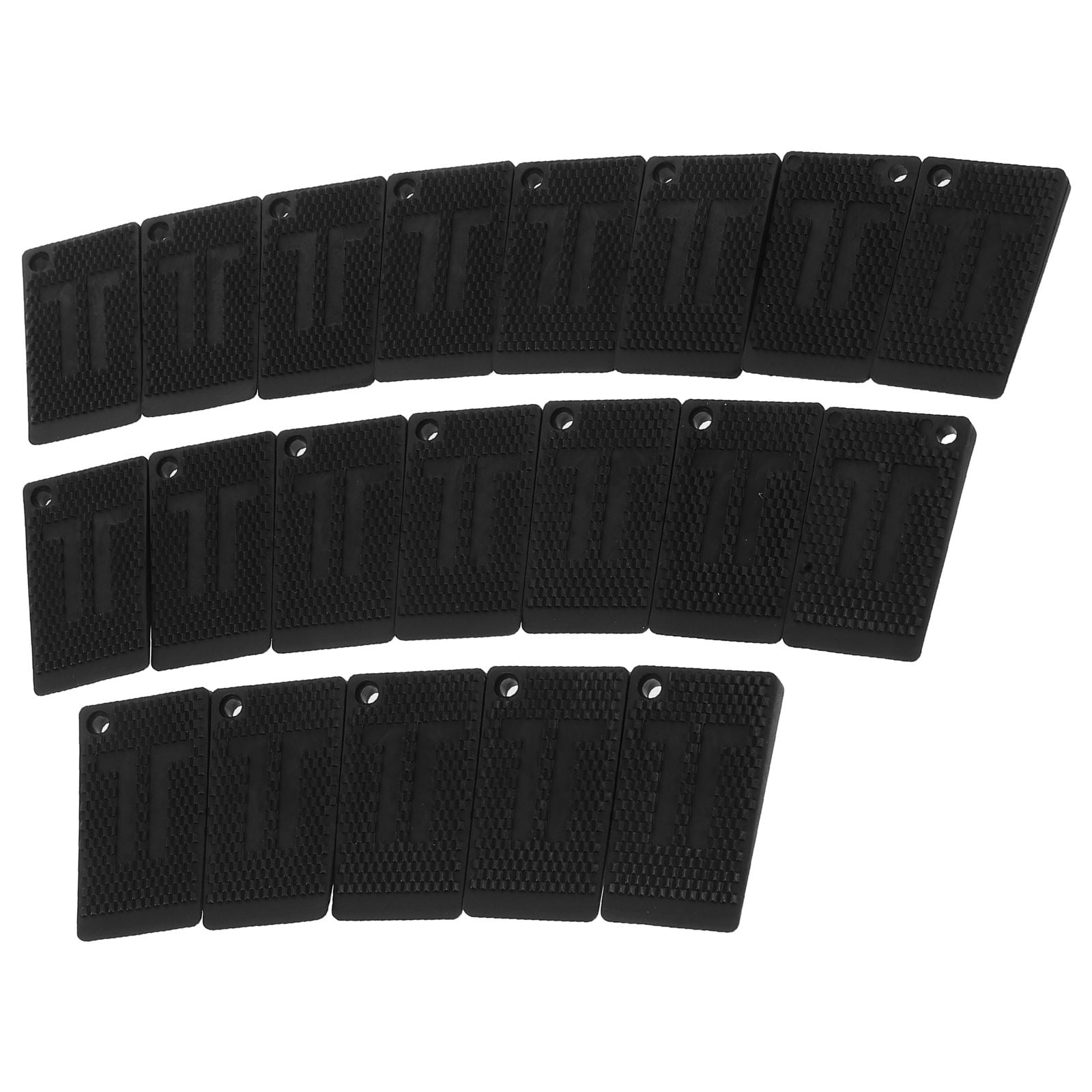 RENACLIPY Furniture Leveling Shims, 20-Pack Black Plastic , Resistant ...