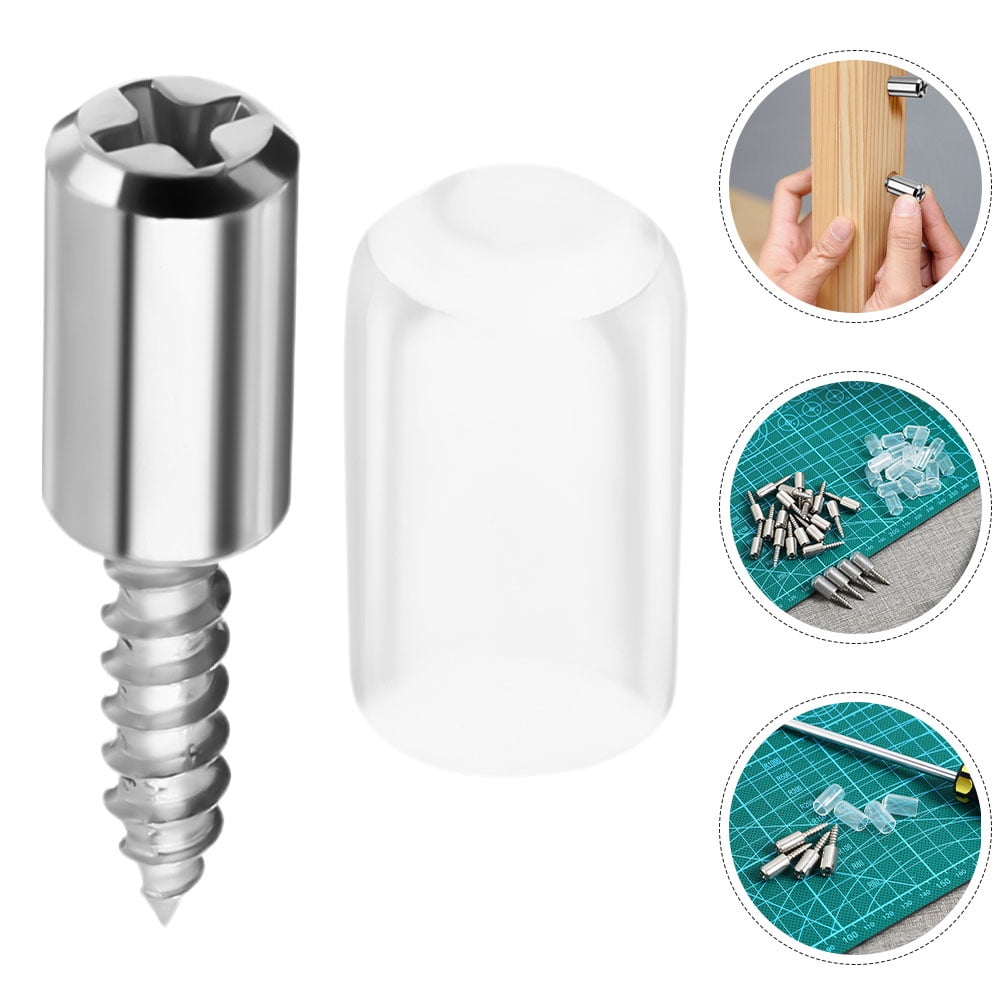 Hemoton 20PCS Shelf Holders Pegs Self Tapping Screw Pegs Cabinet Shelf ...