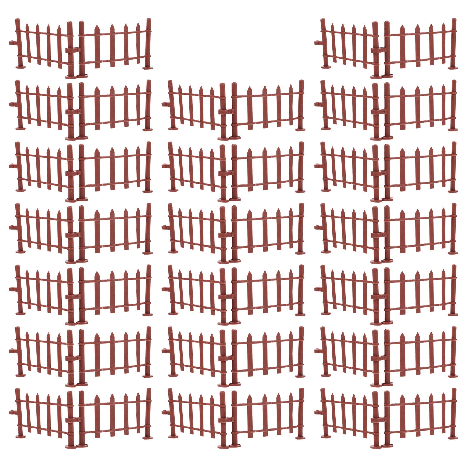 Hemoton 20Pcs Decorative Fences Craft Mini Emulation Fences Farm Scene ...