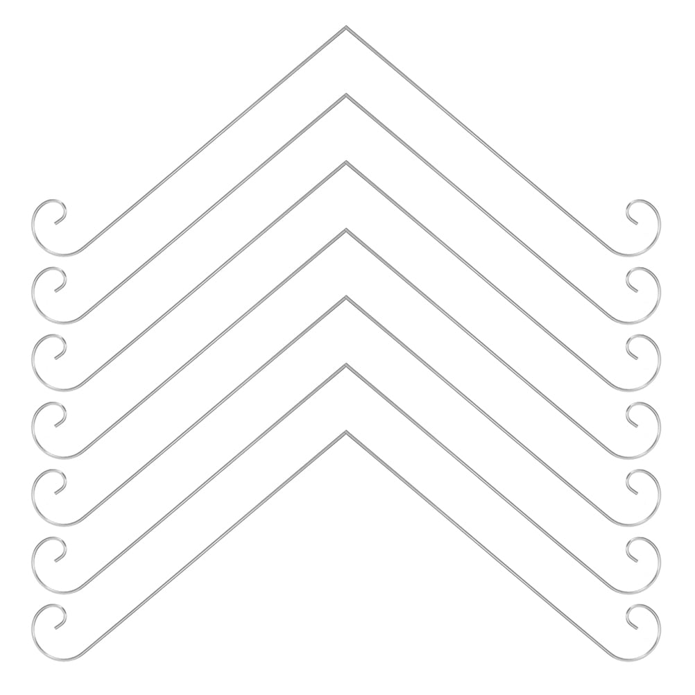 RENACLIPY Garden Shepherds Hooks Silver Iron Durable Easy Install for ...