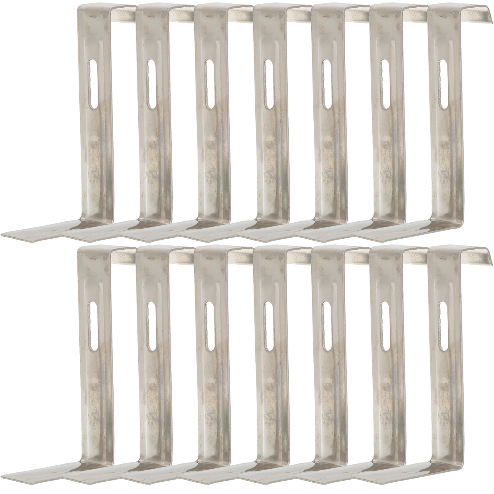 Hemoton 20Pcs Roof Tile Clips Heavy Duty Roofing Tile Fixed Iron Clips ...