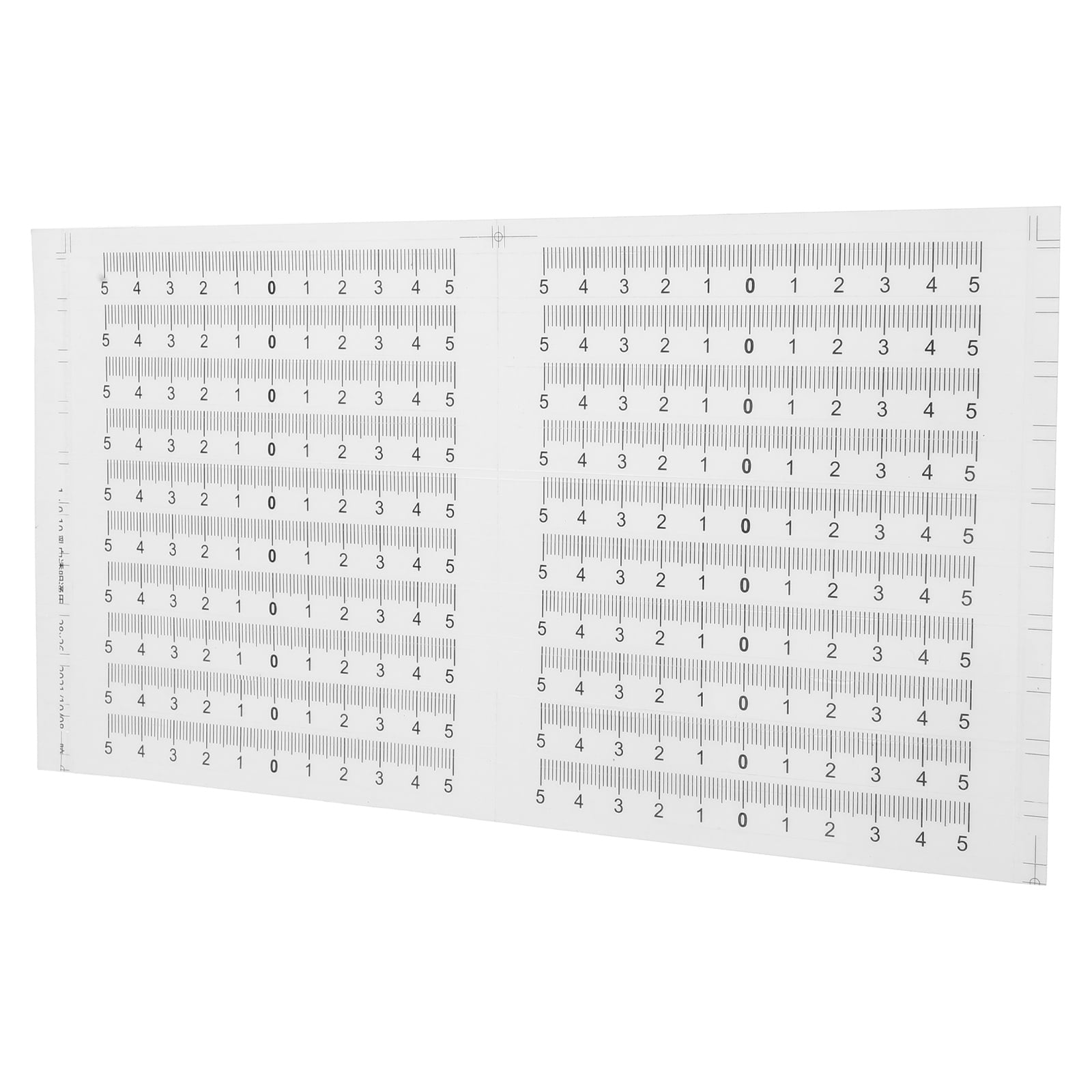 Hemoton 20pcs Adhesive Ruler Tape Workbench Measuring Tape Ruler ...