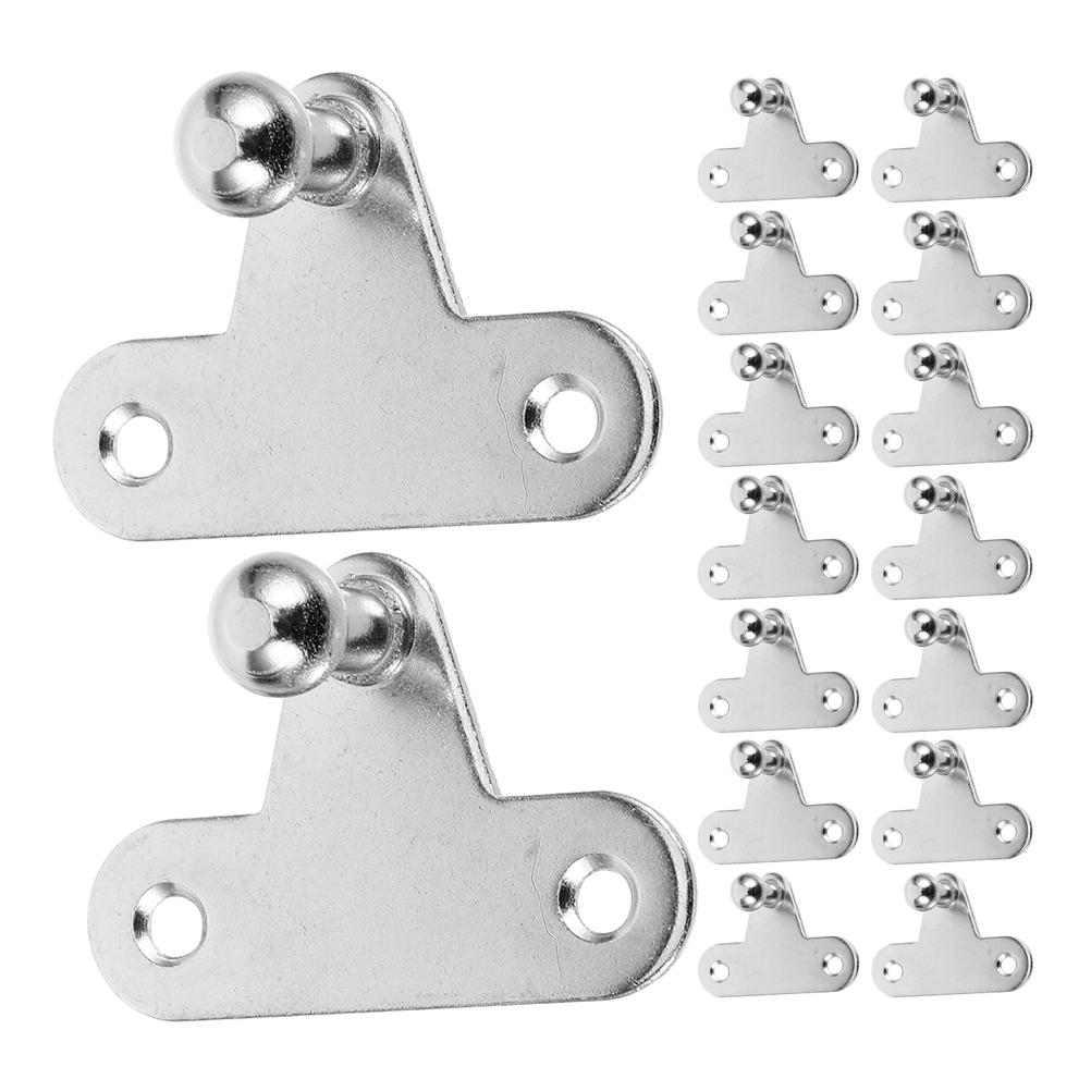 Hemoton 20pcs Ball Mounting Bracket Iron Angled L-Shaped Gas-Strut ...