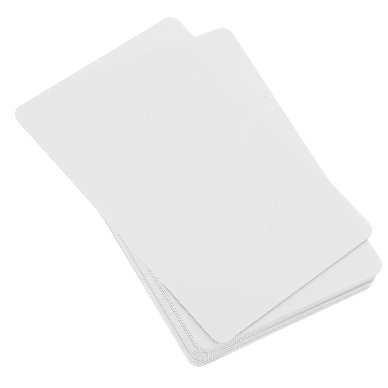 Hemoton 20pcs Blank PVC Business Cards for ID Badge Printers White PVC ...