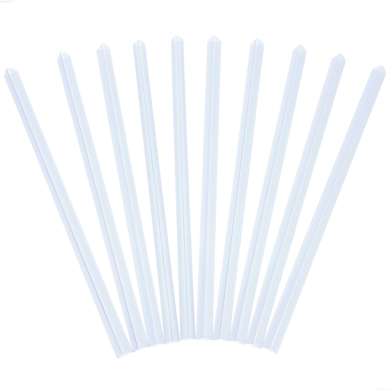 Hemoton 20pcs Bookbinding Slide Bar Plastic Binders Slide Grip Binding ...