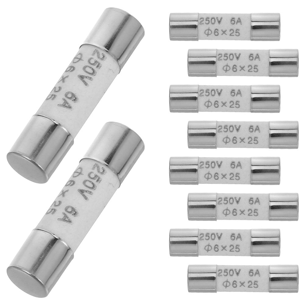 Hemoton 20pcs Ceramic Fuse Parts Ceramic Multimeter Fuse Tube Digital ...