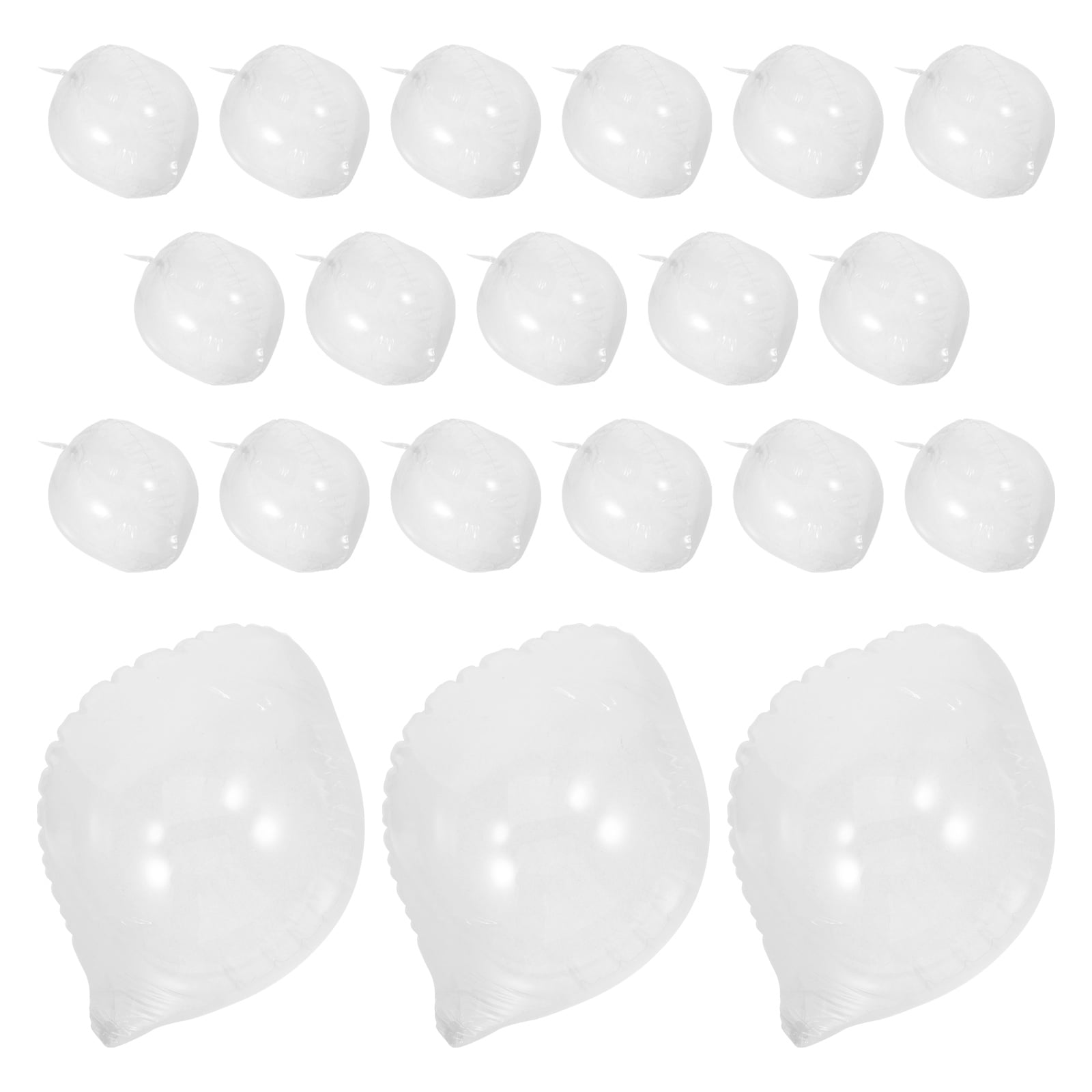 Hemoton 20pcs Clear Bobo Balloons Kit Transparent Bobo Balloons for ...