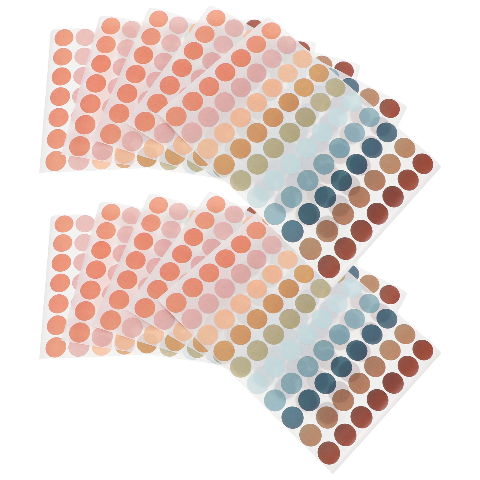 Hemoton 20pcs Colored Dot Stickers Small Colored Dot Stickers Teachers ...