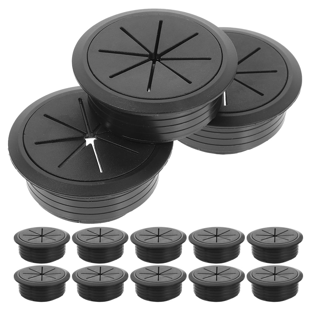Hemoton 20pcs Desk Wire Grommets Computer Table Cable Hole Cover Wire ...