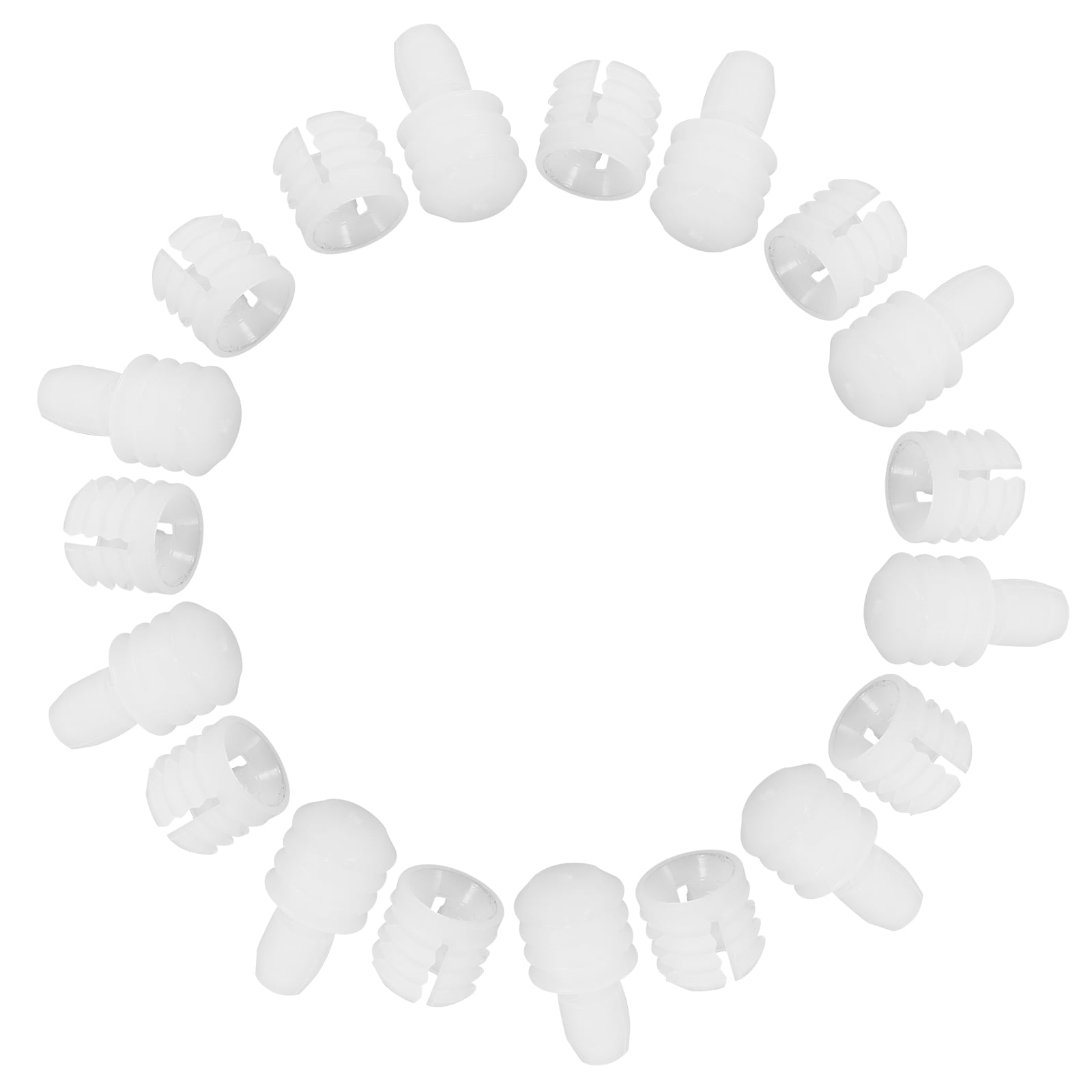 Hemoton 20pcs Furniture Dowel Insert Pre-Inserted Nuts Dowels Dowel ...