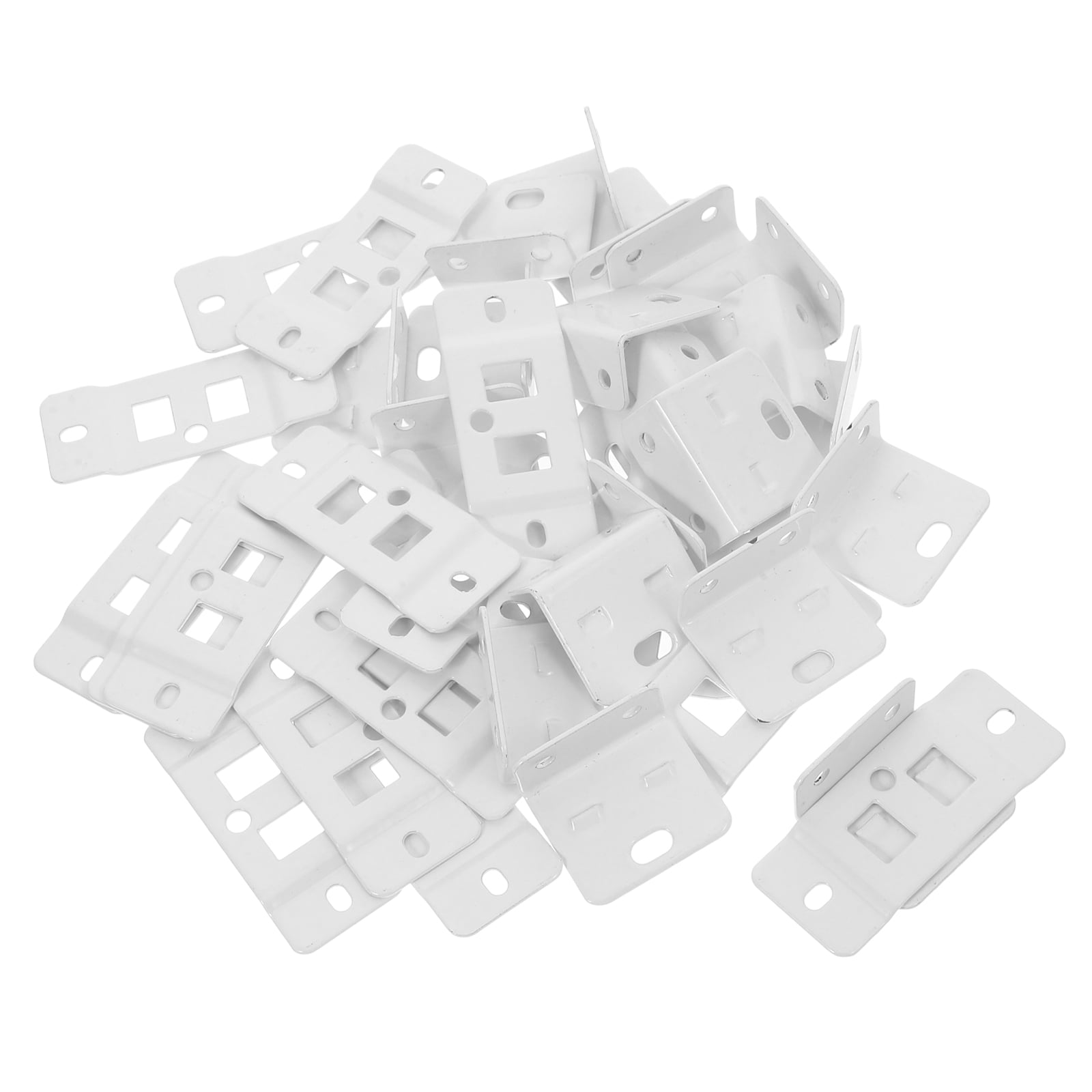 Hemoton 20pcs Furniture Shelf Brackets Metal Corner Connector Wood ...