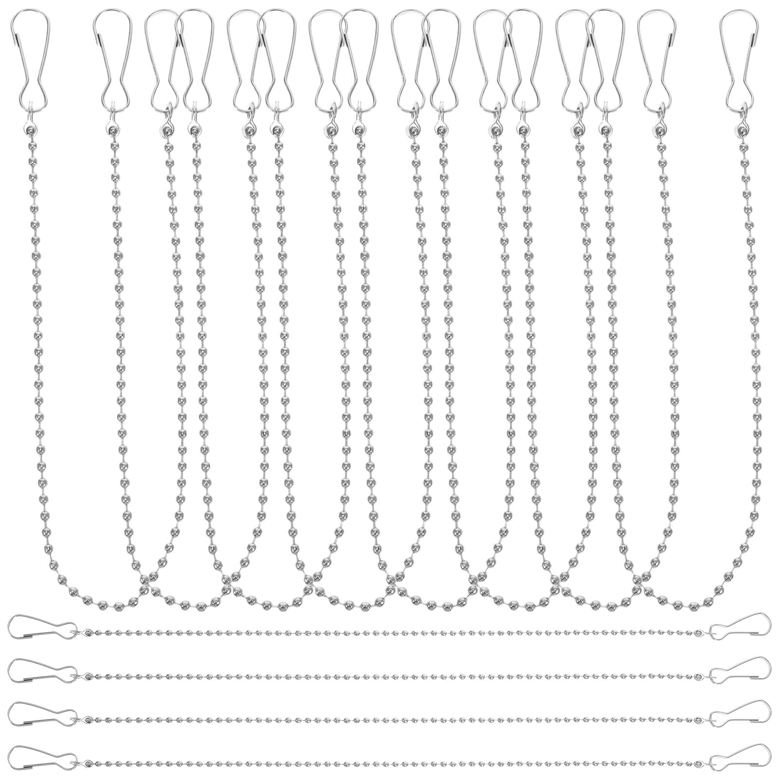 Hemoton 20pcs Hanging Chains with Hooks for Bird Feeders Planters Signs ...