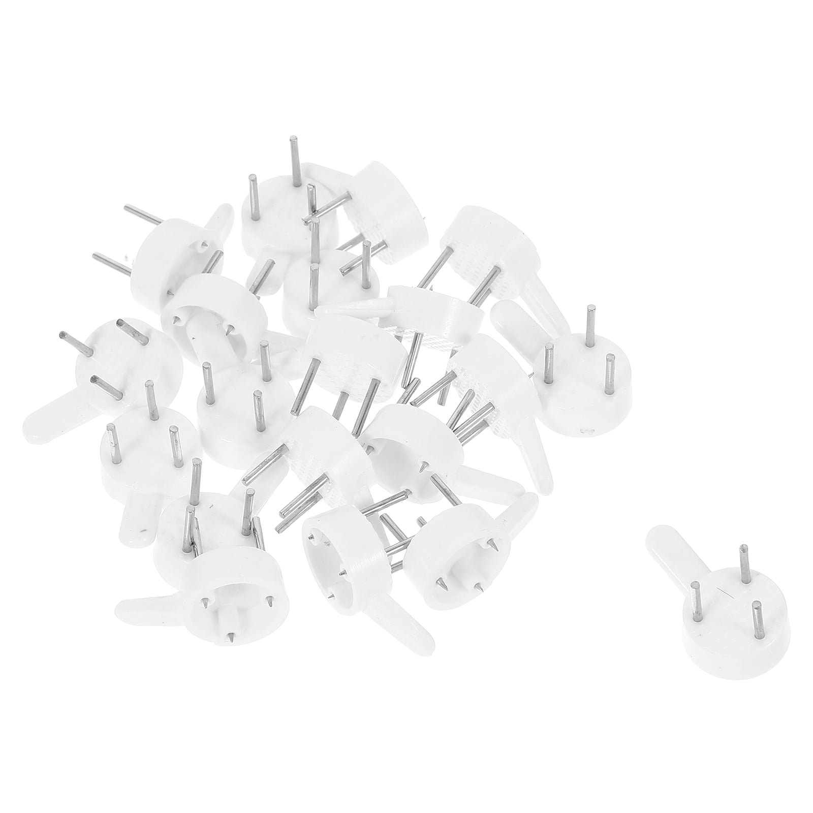 Hemoton 20pcs Invisible Wall Hooks Non-Trace Picture Hangers for Frames ...