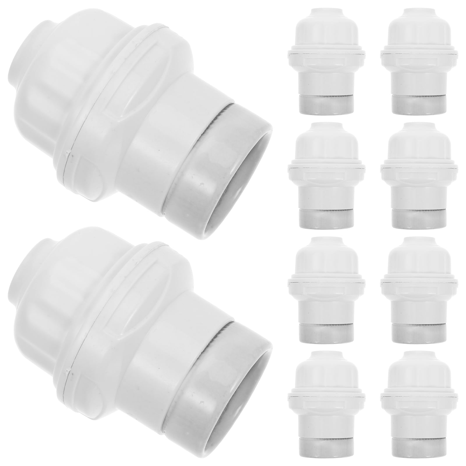 Hemoton 20pcs Lamp Holder Lamp Socket Ceramic Light Holder Accessory ...