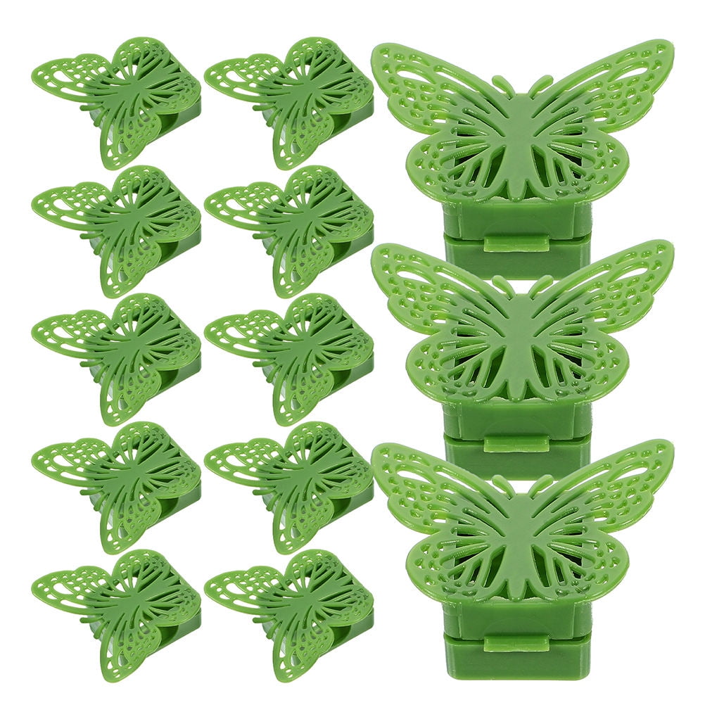 Hemoton 20pcs Plastic Trellis Clips For Climbing Plants Self-Adhesive ...