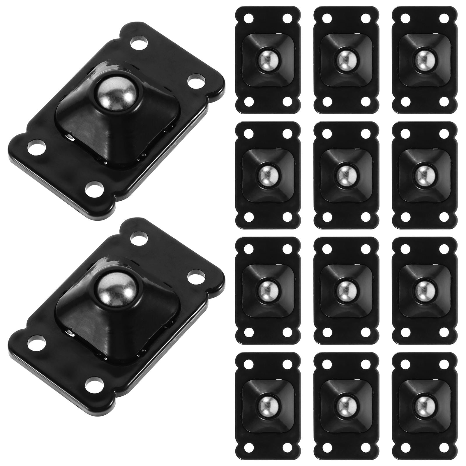 Hemoton 20pcs Rotation Sticky Pulley Wheels Trash Can Self Adhesive ...