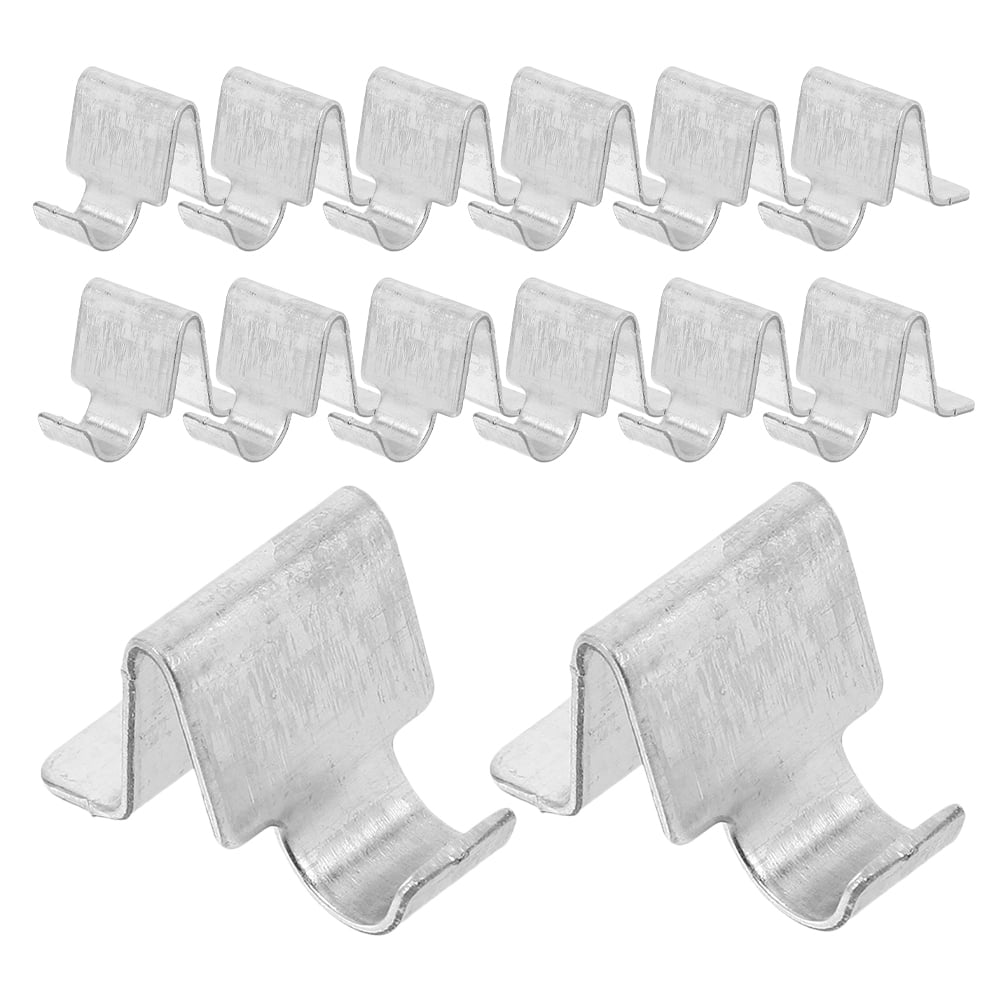Hemoton 20pcs Shelf Stabilizing Clip Heavy-Duty Stainless Steel Locking ...