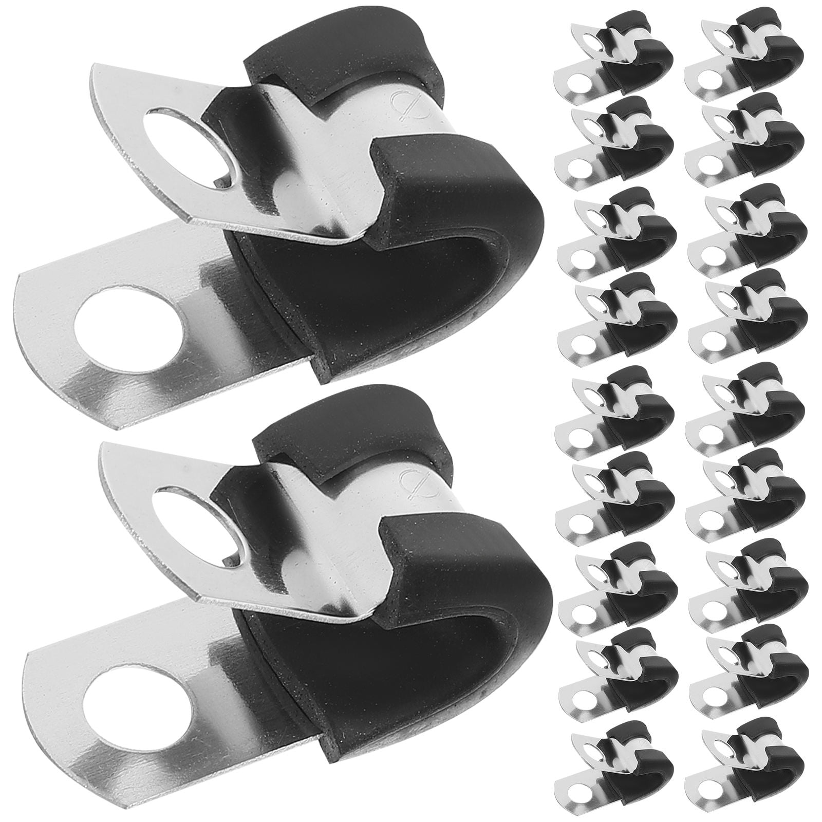 HEMOTON 20pcs Pipe Clamps and Hose Clamps for Pipe Repair, Cable ...