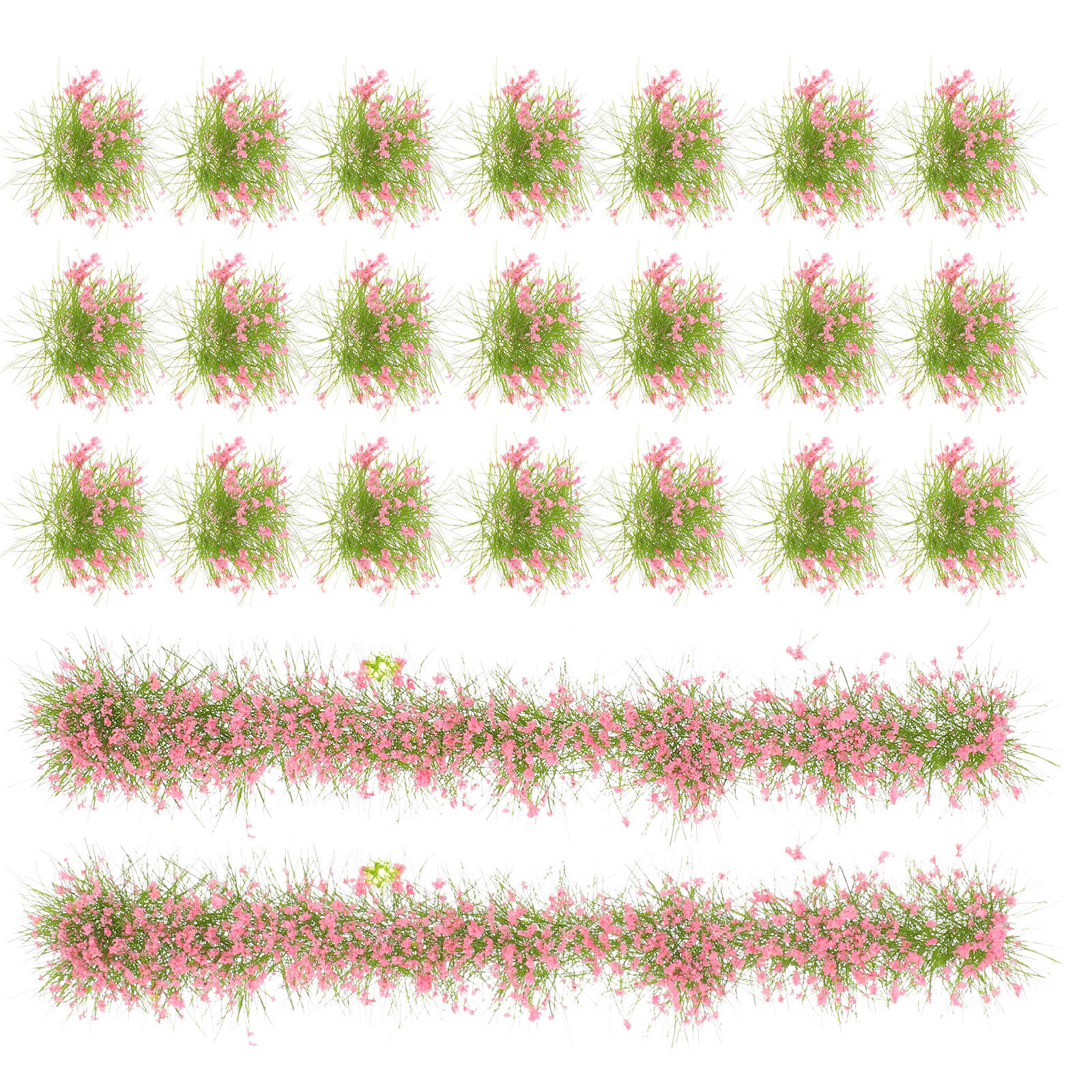 Hemoton 23pcs Miniature Model Trees Realistic Miniature Plants For ...