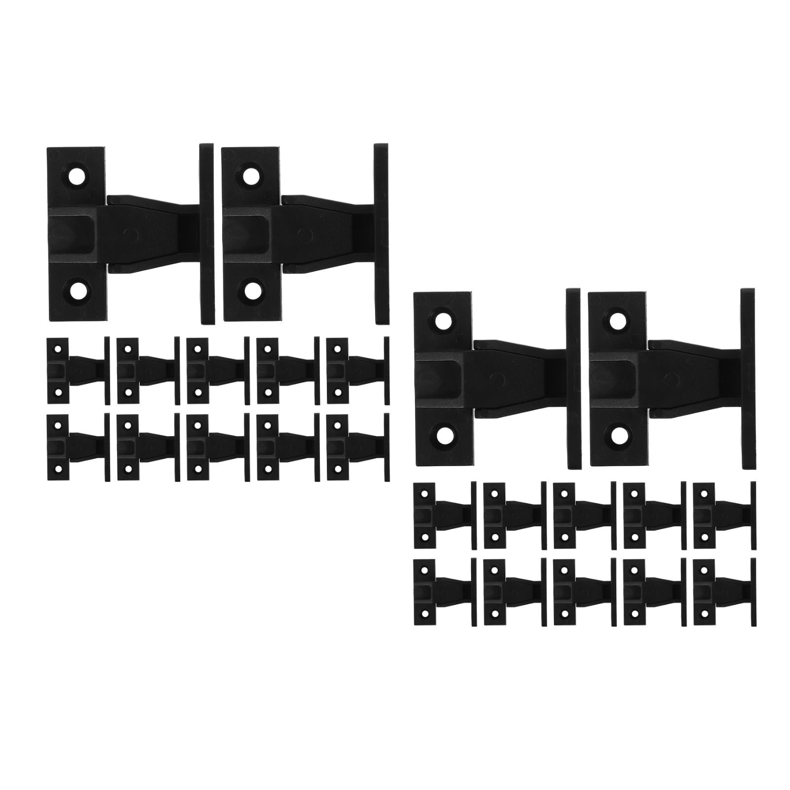 Hemoton 24 Pairs Of Panel Clips Kickboard Clips Kick Board Plinth Clips ...