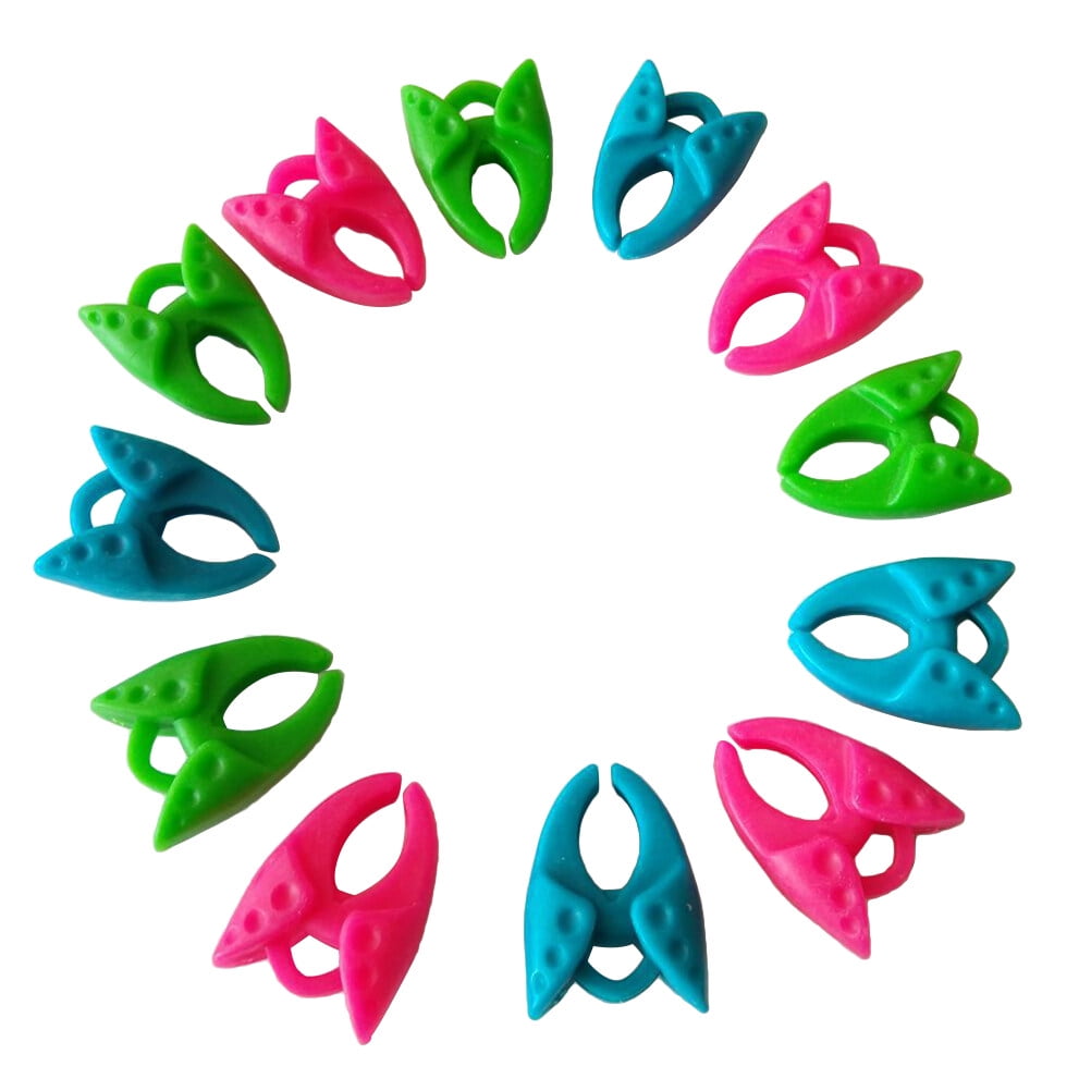 Hemoton 24 Pcs Easy-to-use Bobbin Clamps Vibrant Thread Spool Holders ...