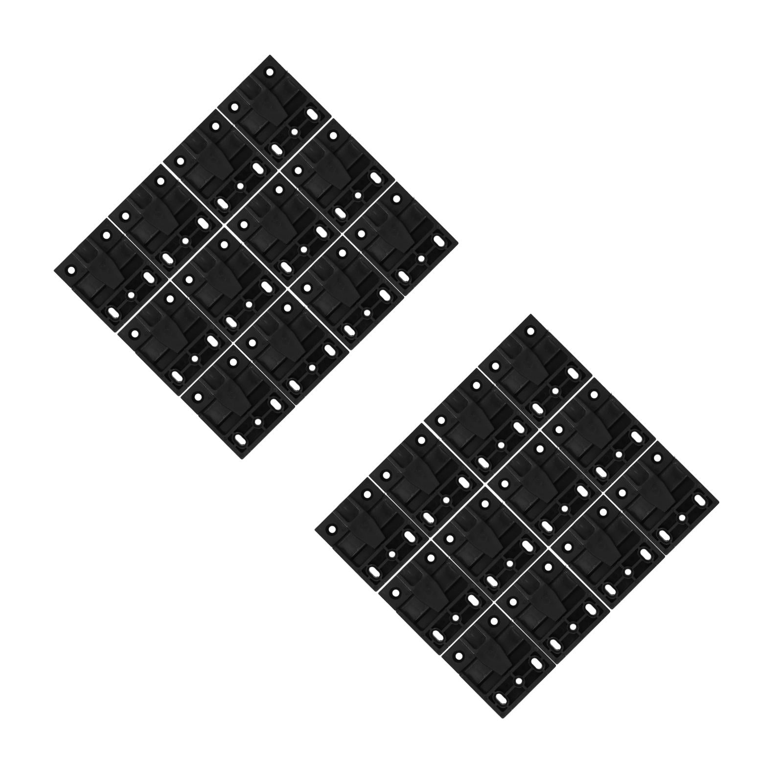 Hemoton 24 Sets Suspension Fitting Plastic Quick Fitting Furniture ...