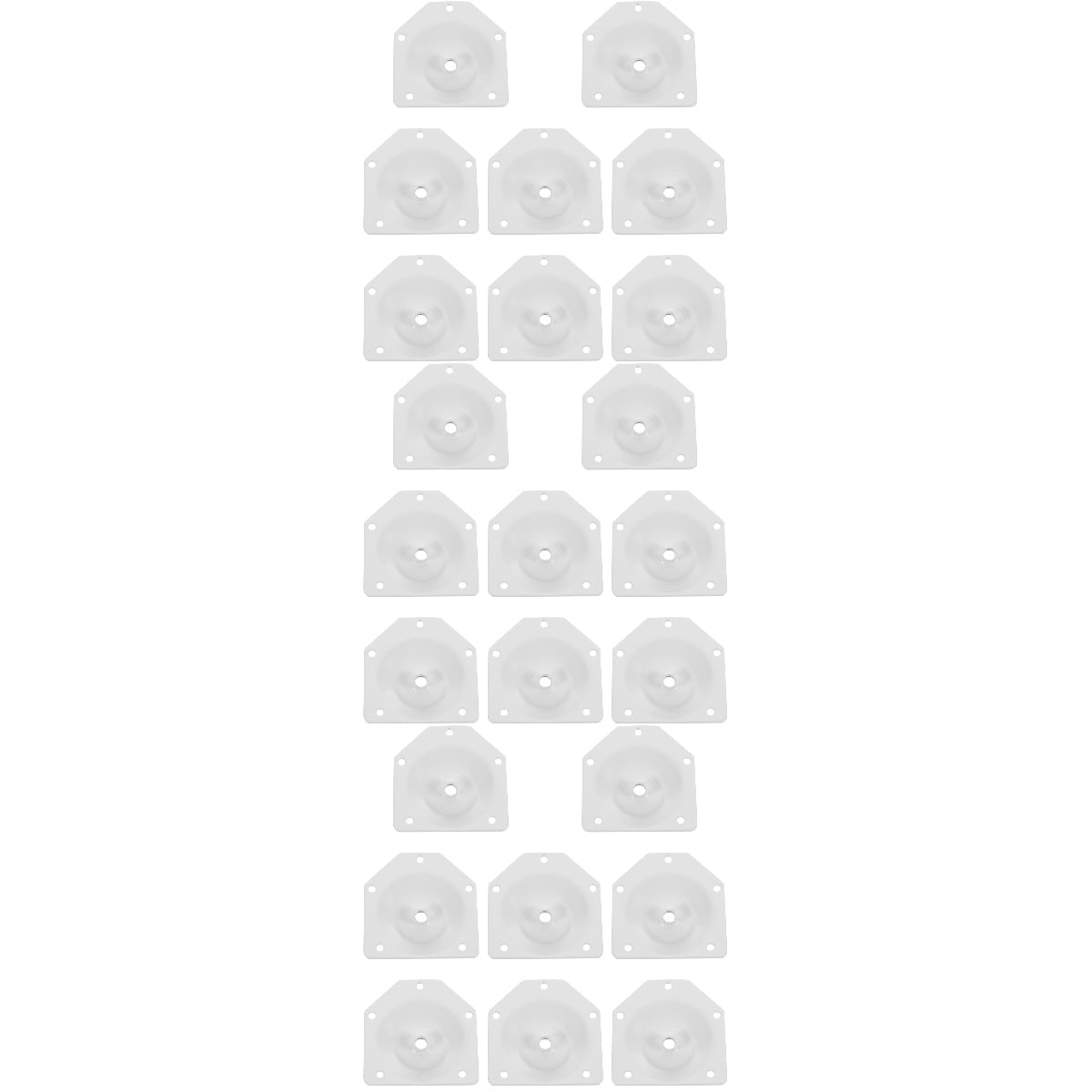 Hemoton 24 pcs Angled Slope Leg Attachment Plates Furniture Legs ...