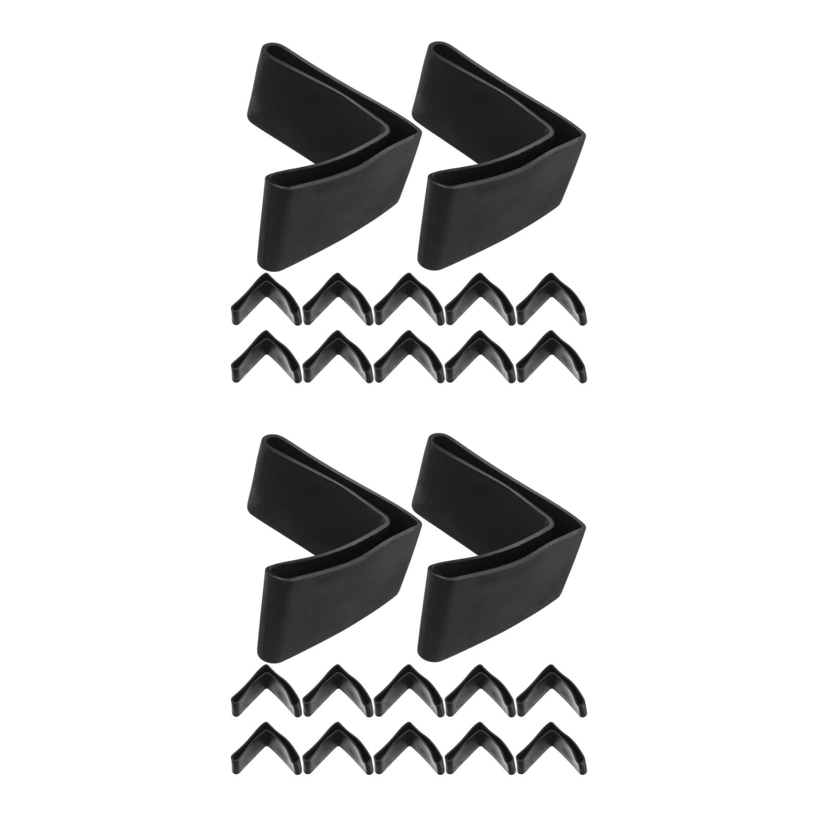 Hemoton 24 pcs Chair Leg Protection Pads Rubber Cabinet Foot Pad Chair ...
