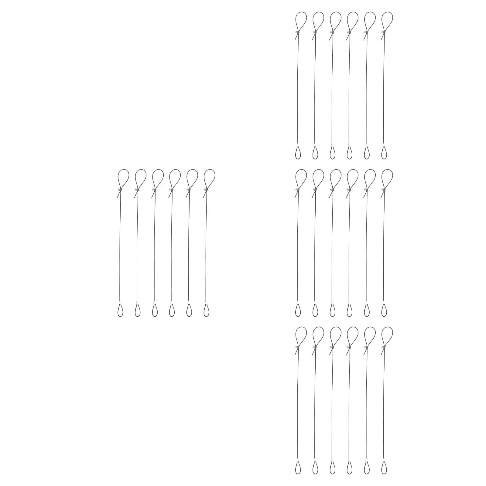 Hemoton 24 pcs Gate Latch Cable Pull Adjustable String Fence Gate Pull ...