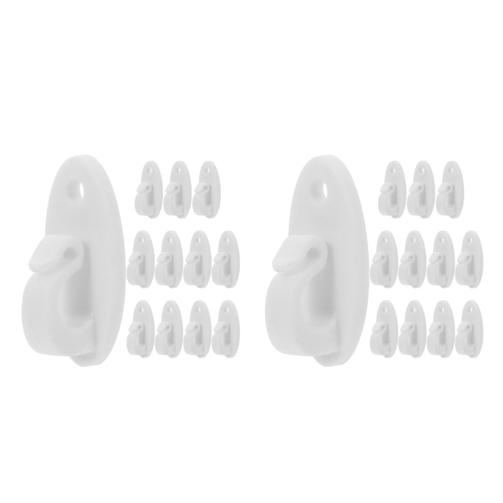 Hemoton 24 pcs Light Hooks Light Mounting Hooks Plastic Hooks Plastic ...
