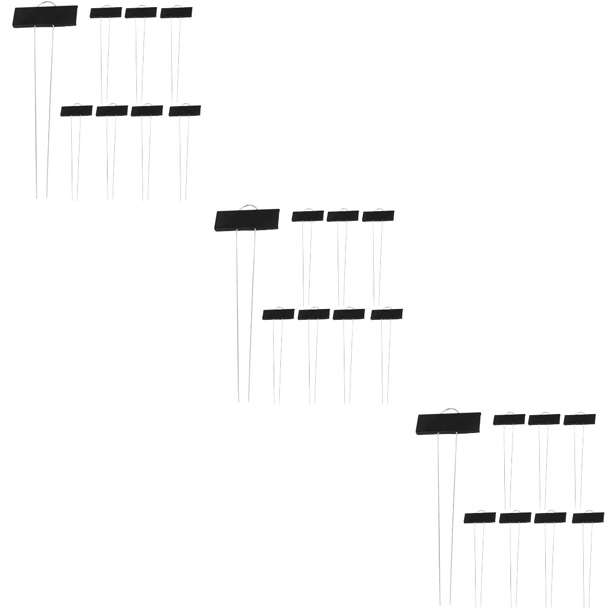 Hemoton 24 pcs Multi-use Plant Label Iron Garden Labels Markers Plant ...