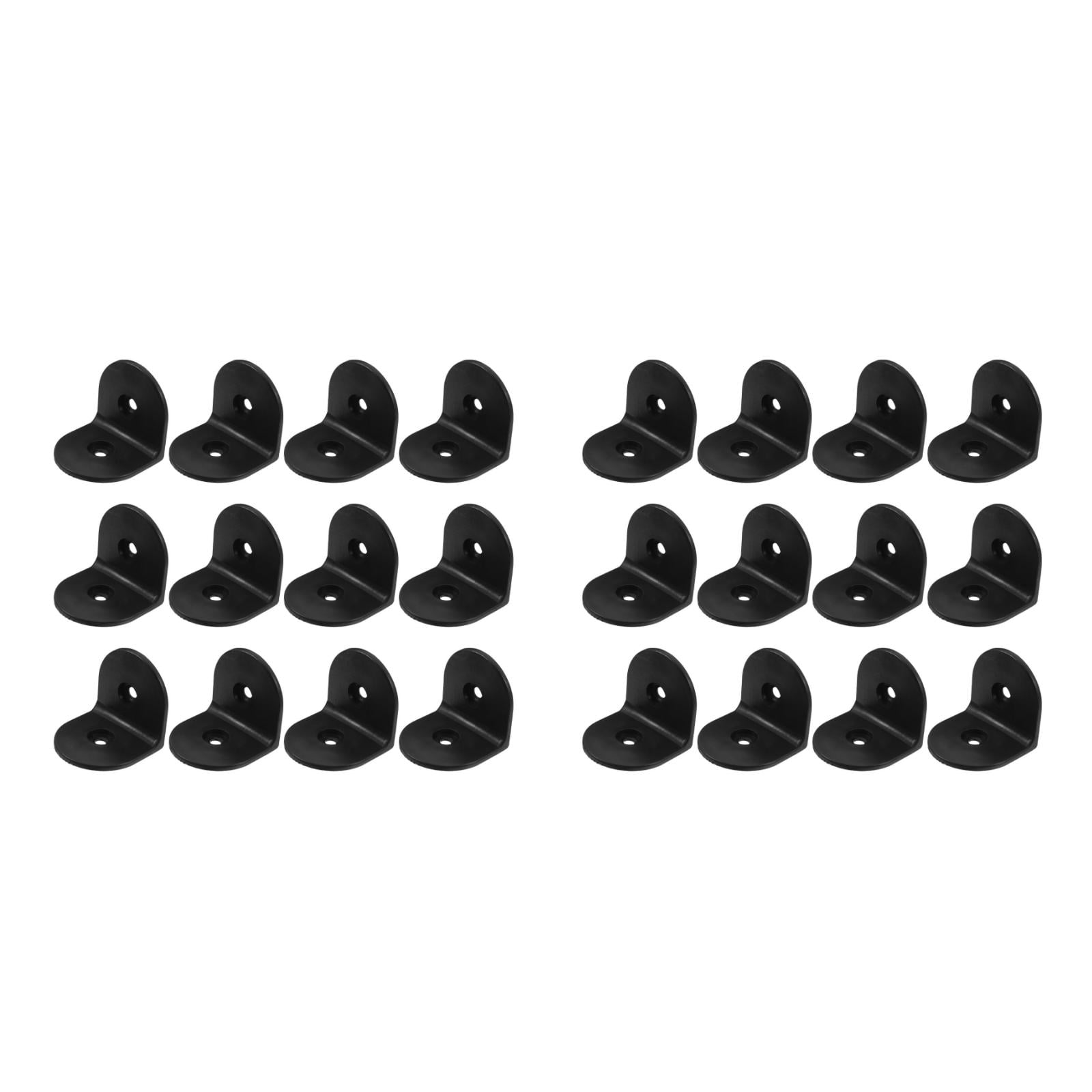 UPGRATOR 24 pcs Right Angle Corner Bracket Plastic L Shape Corner Brace ...