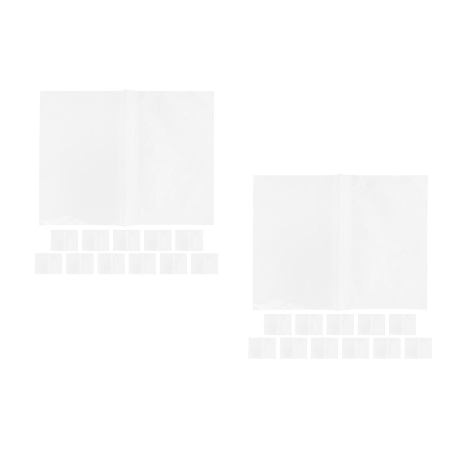 Hemoton 24 pcs Transparent Cellophane Sheets for Science Demonstrations ...