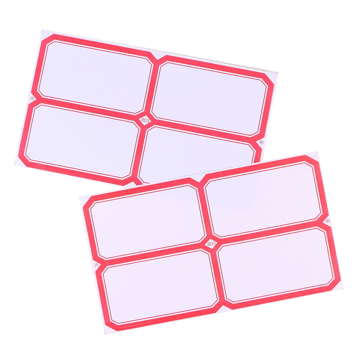 Hemoton 240 Pcs PVC Label Paper Price Tag Name Tag Handwritten Adhesive ...