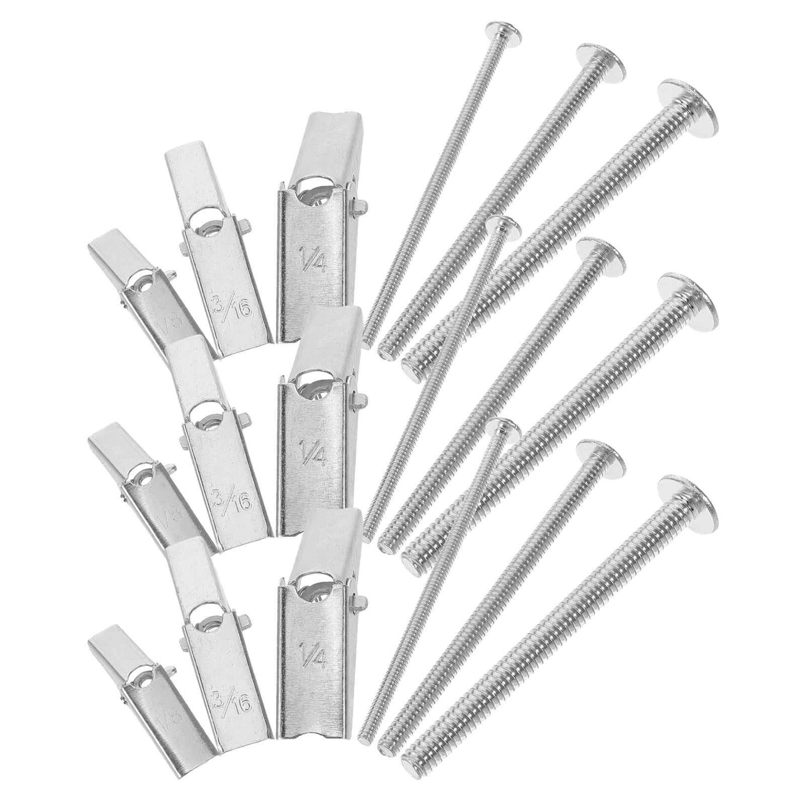 Hemoton 24PCS Toggle Bolts Butterfly Toggle Anchors for Drywall Wall ...